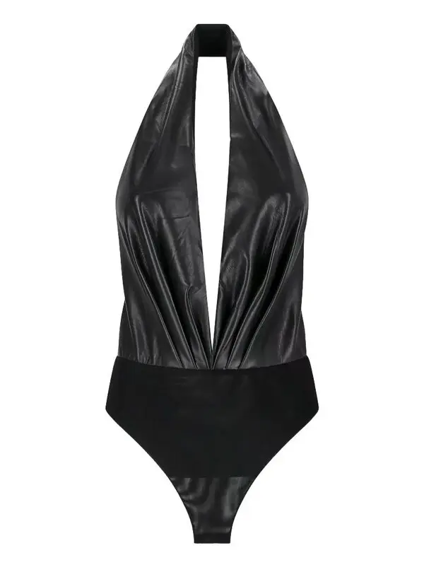 Andamane Zendaya Halterneck Swimsuit - Black