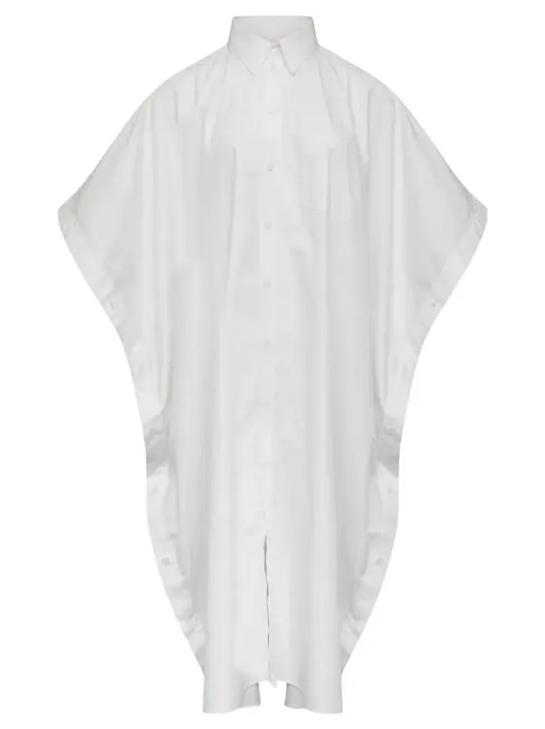 MAISON MARGIELA Button-up Midi Dress - White