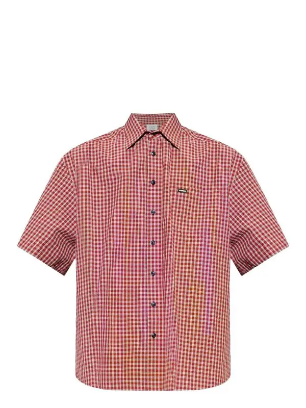 Vetements Check Short-sleeve Shirt - Red