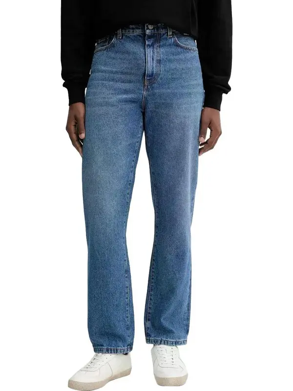 Iceberg Five-pocket Straight Leg Jeans - Blue