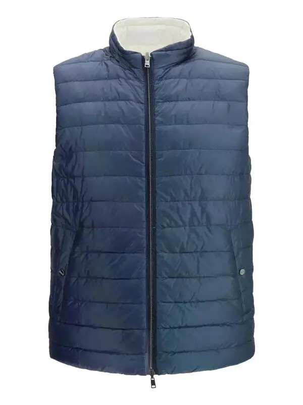 Herno Reversible Quilted Down Jacket - Blue