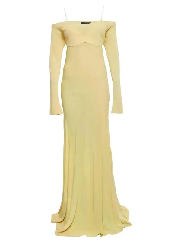Jacquemus La Croisiere Strap Dress - Yellow