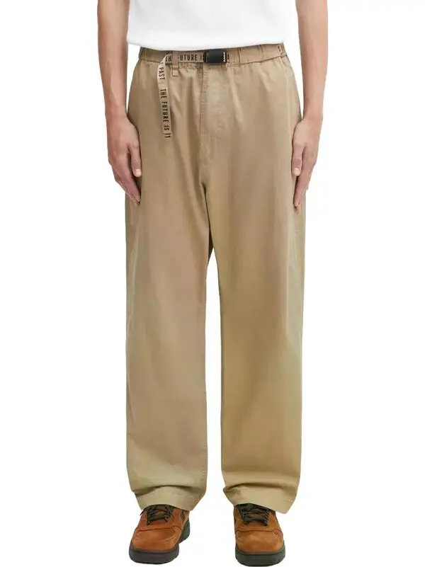 HUMAN MADE Elasticated Logo Trousers - Neutrals