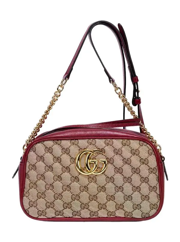 Gucci Logo-pattern Crossbody Bag - Neutrals