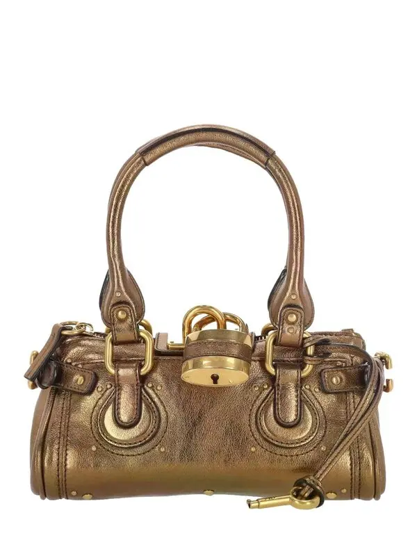 Chloé Paddington Leather Shoulder Bag - Brown