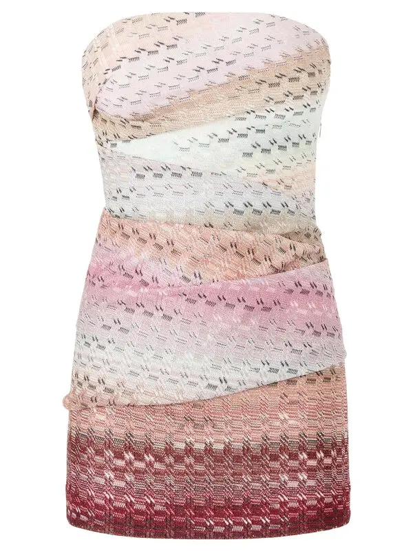 Missoni Staggered Lurex Raschel Mini Dress - Multi