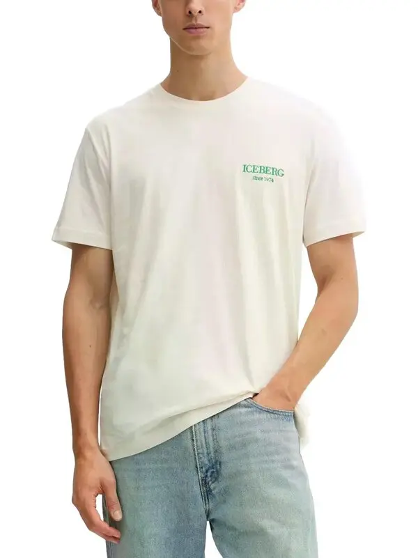 Iceberg Logo T-shirt - White