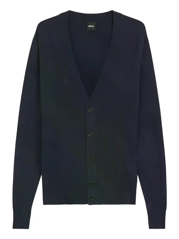 BOSS Cashmere Cardigan - Blue