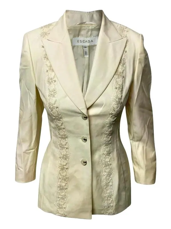 Escada Lace-detail Suit - Neutrals