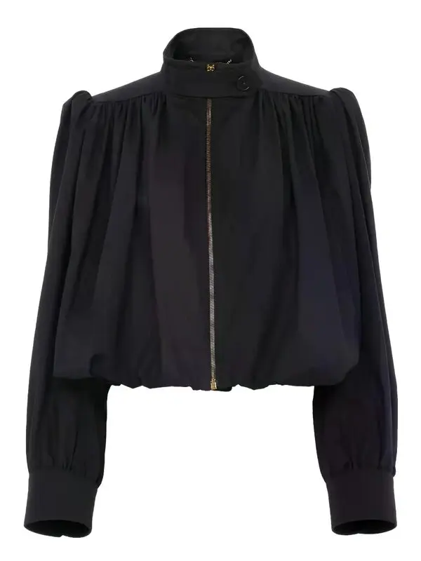 Chloé Gathered-detail Jacket - Black