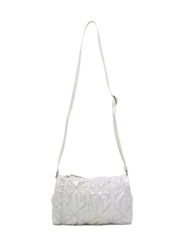 CARLYN Kira Quilted Crossbody Bag - White