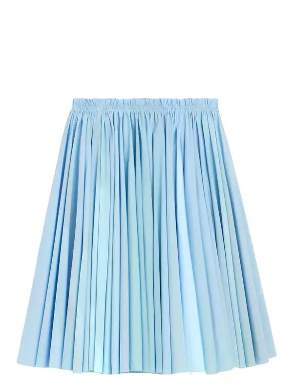 Ami Corolla A-line Midi Skirt - Blue