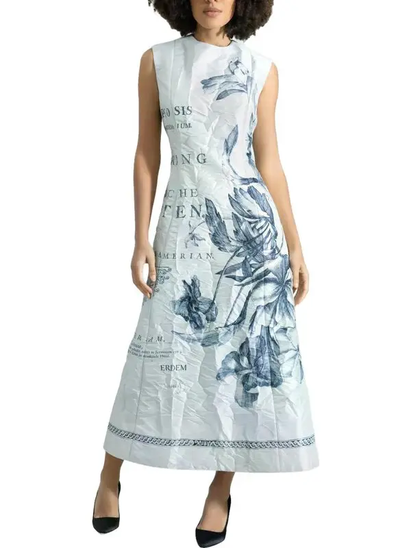Erdem Sleeveless Maxi Dress - Grey