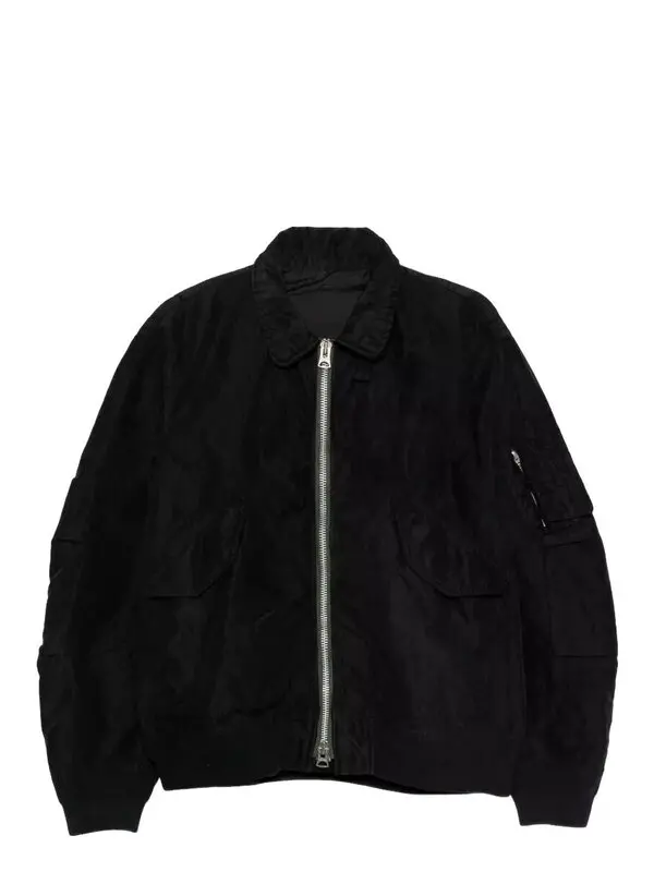 Sacai Zip-up Bomber Jacket - Black
