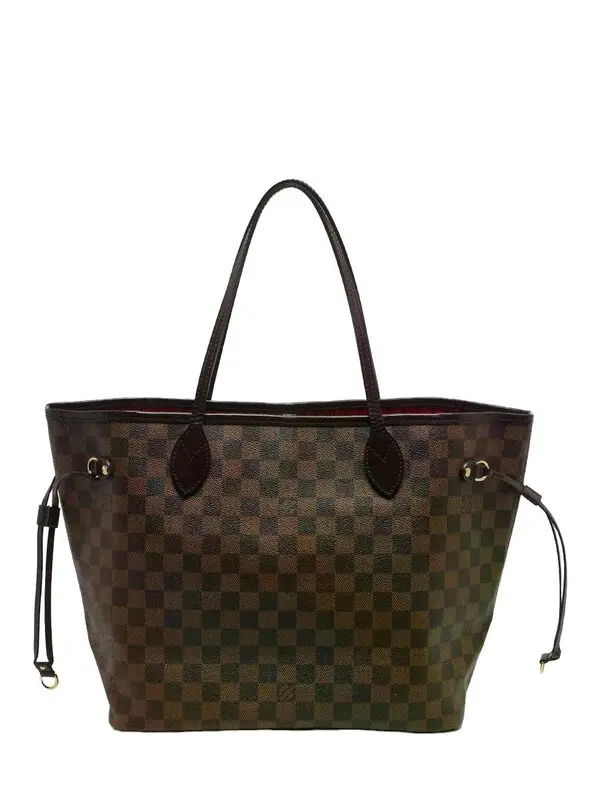 LOUIS VUITTON Neverfull Mm Damier Ebene Tote Bag - Brown