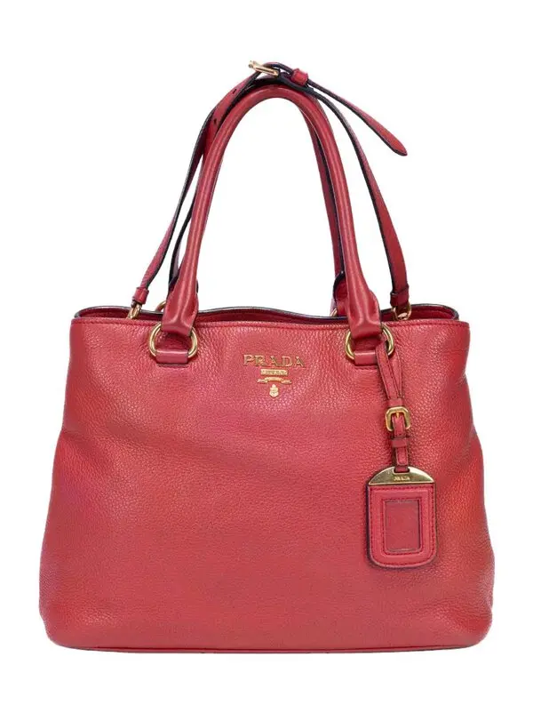 Prada Cabas Tote Bag - Red