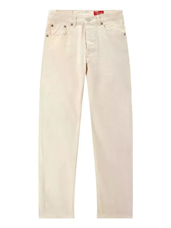 FORTELA Logo-patch Jeans - Neutrals