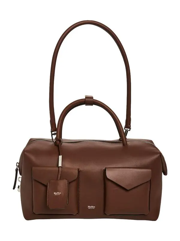 Max Mara Bowler Leather Satchel - Brown