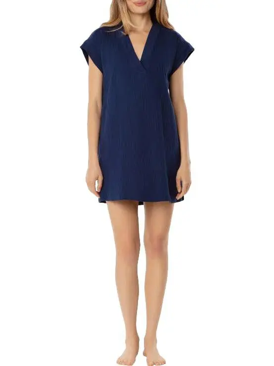 Helen Jon Island V-neck Dress - Navy