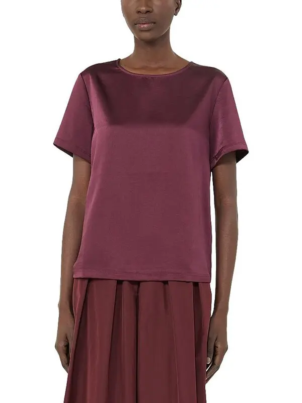 Max Mara Wkdzona Top - Bordeaux