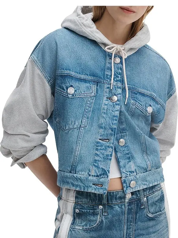 Rag & Bone Miramar Terry Mixed Media Jacket - Sport