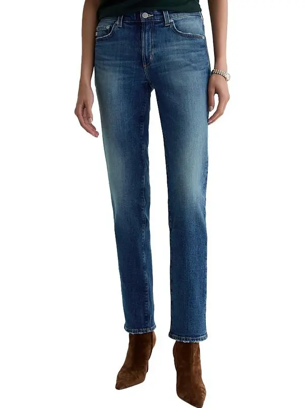 Ag Sandra Low Rise Straight Jeans - Years Illiad