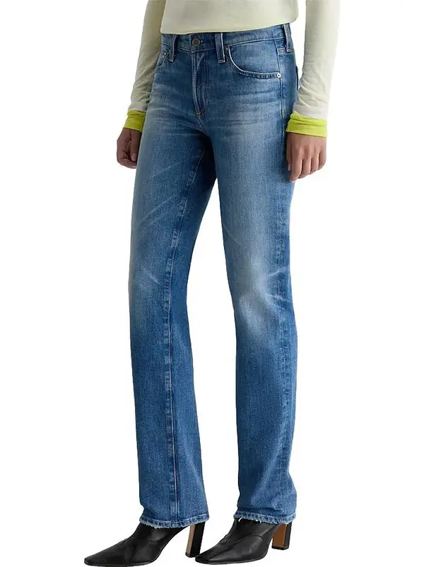 Ag Sandra Low Rise Straight Jeans - Years Regal