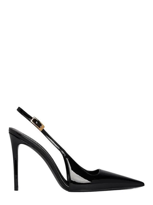 Retrofete Gwyneth Leather Slingback - Black