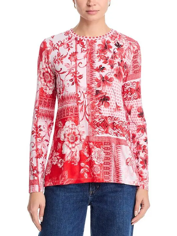 Johnny Was Janie Favorite Long Sleeve Tee - Diantha Scarf