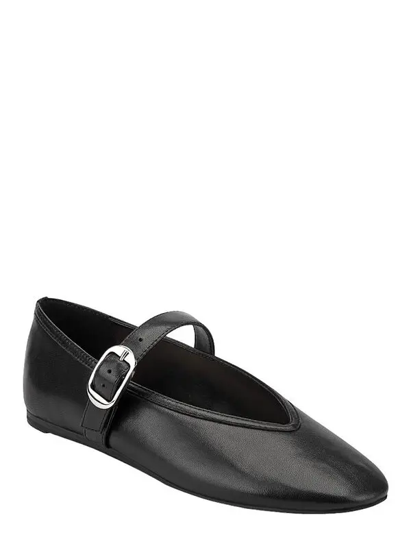 MARC FISHER LTD. Godea Mary Jane Flat - Black