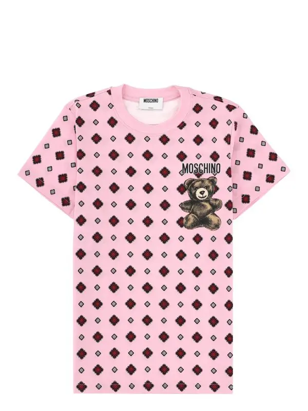 Moschino Printed T-shirt - Pink