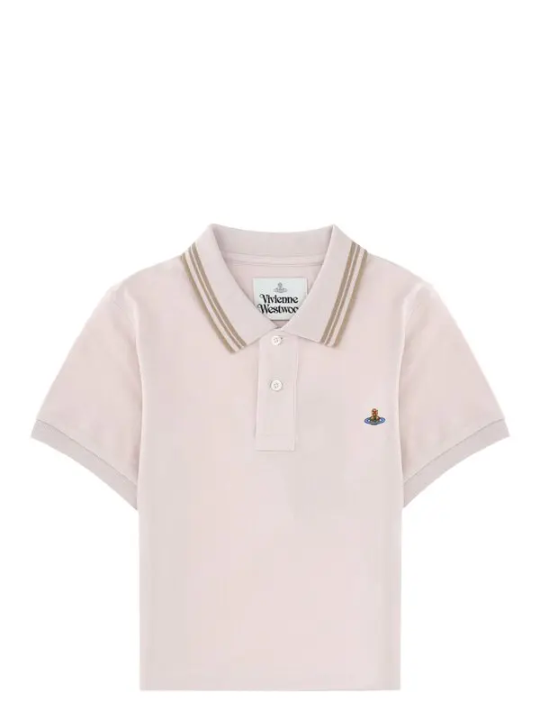 VIVIENNE WESTWOOD Polo With Logo - Lilac