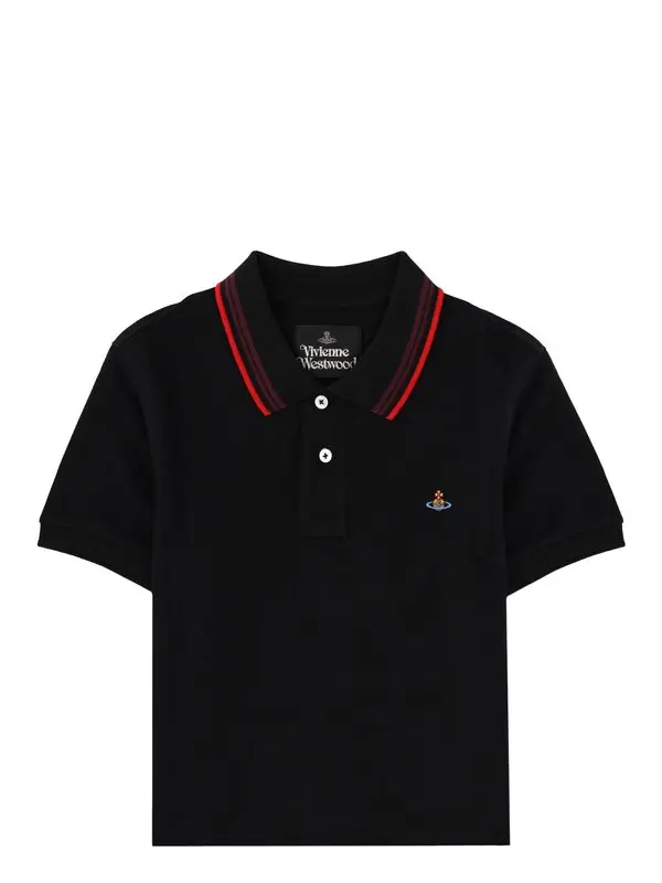 VIVIENNE WESTWOOD Polo With Logo - Black
