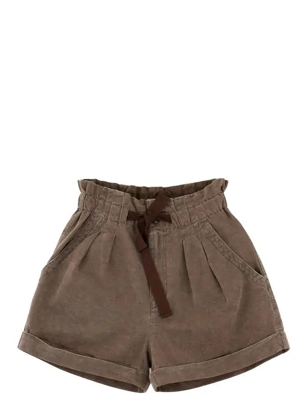 MARANT ETOILE Nirma Shorts - Bronze
