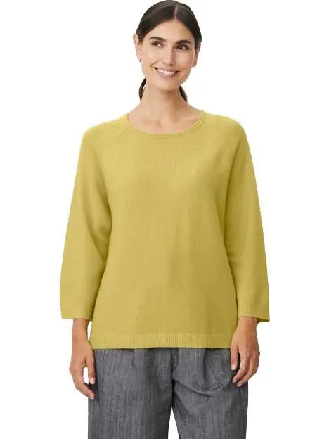 MASAI COPENHAGEN Fabizia Round Neck Knitted Blouse - Muted Lime