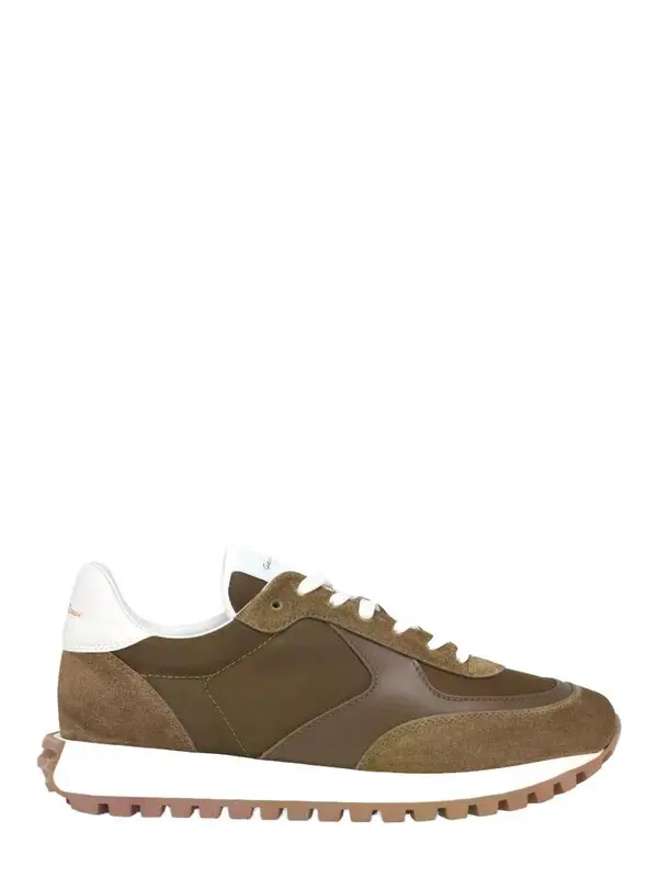 GIANVITO ROSSI Gravel Suede Sneakers - Brown