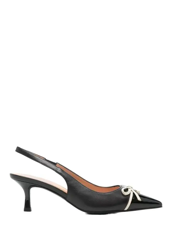 Moschino Bow Mules - Black