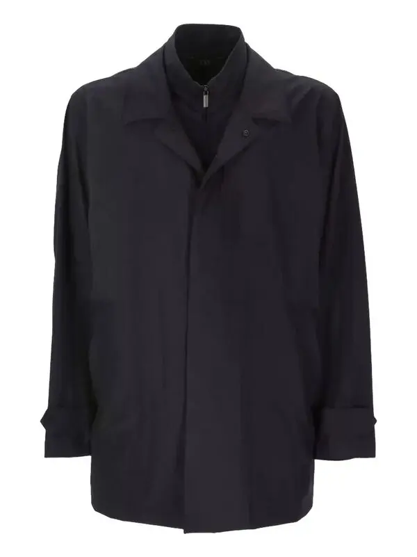 FAY Long-sleeve Coat - Blue