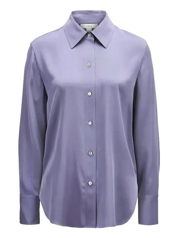 Vince Buttoned Shirt - Purple