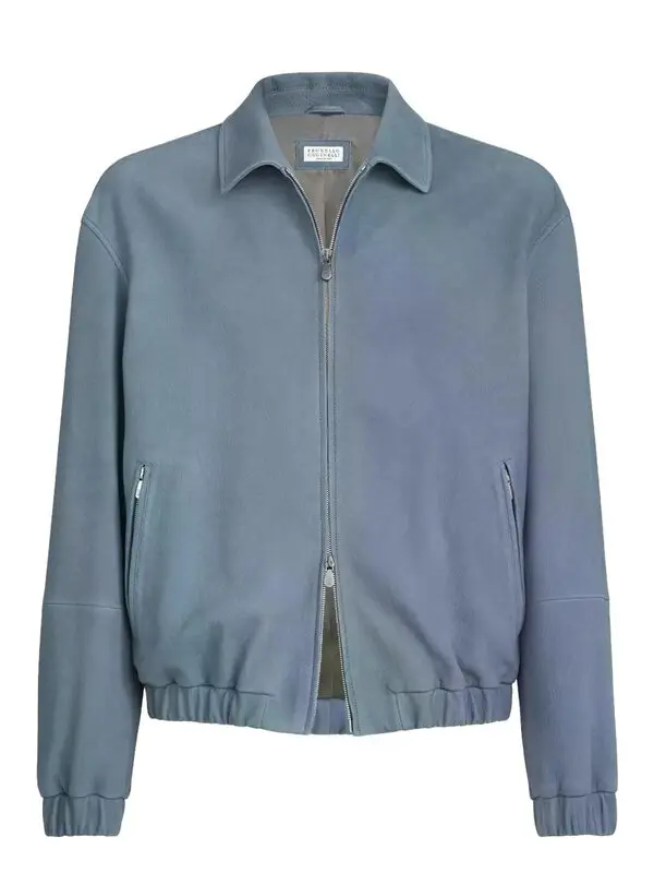 Brunello Cucinelli Zip-up Jacket - Blue