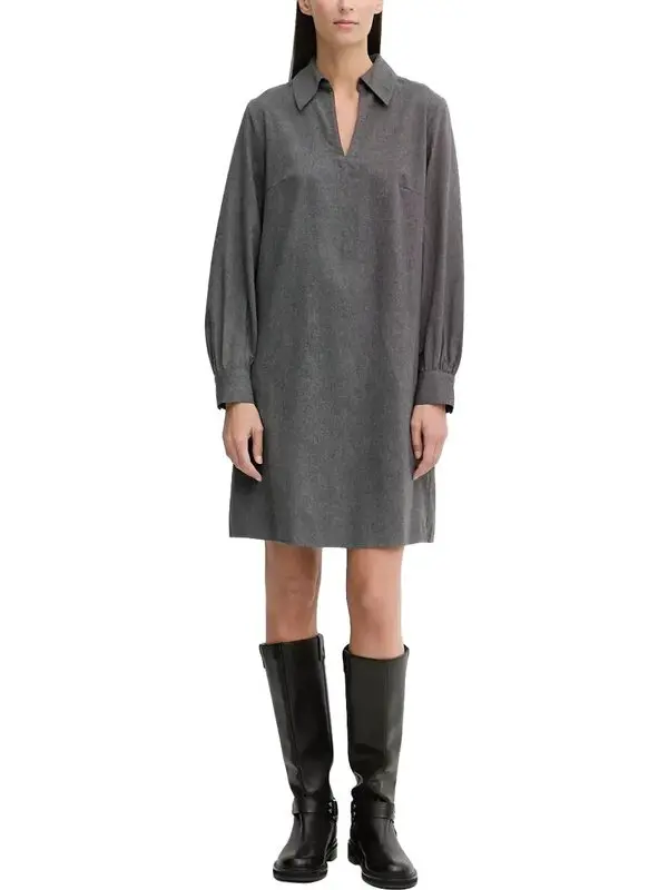 Marc O'polo V-neck Mini Dress - Grey