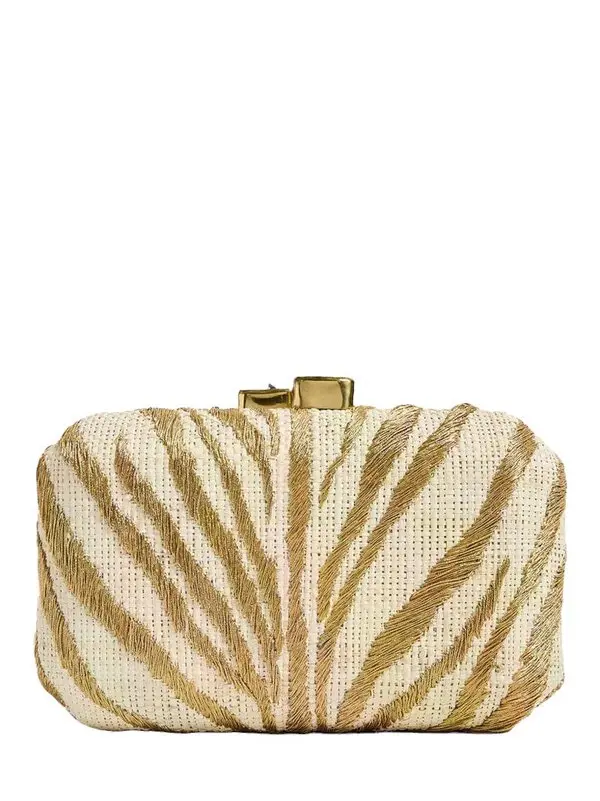 Pamela Munson Le Zoo Clutch Bag - Neutrals