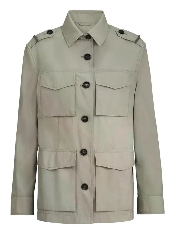 Brunello Cucinelli Flap-pocket Jacket - Green