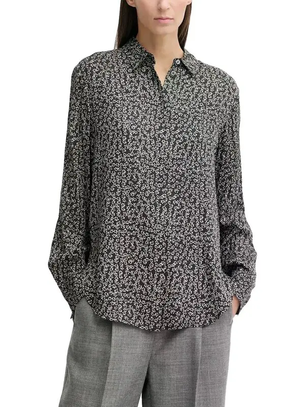 Marc O'polo Floral-print Shirt - Black