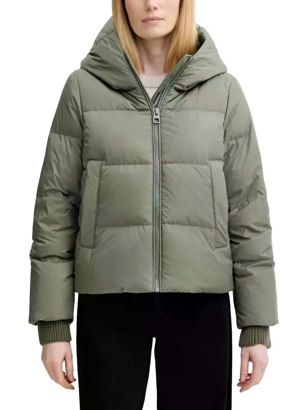 Marc O'polo Hooded Zip-fastening Jacket - Green