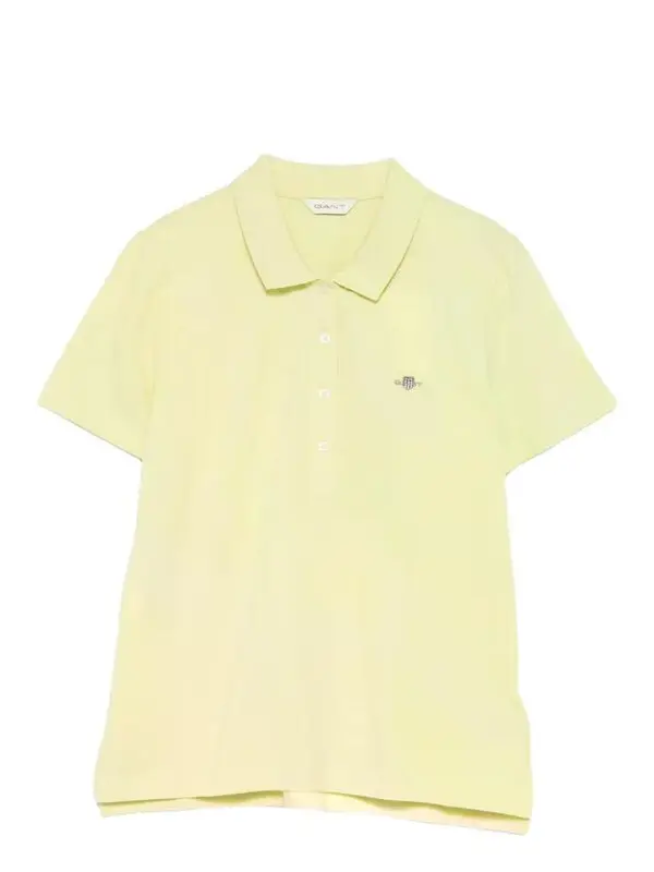 Gant Short-sleeve Polo Shirt - Yellow