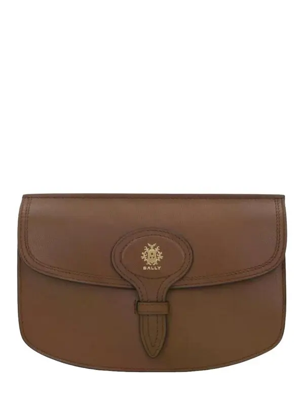 Bally Logo-plaque Crossbody Bag - Brown