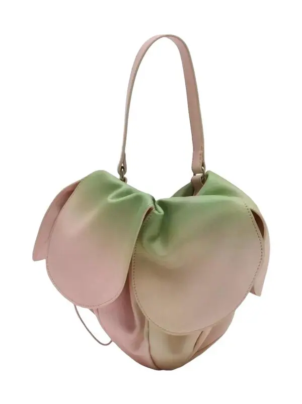 Simone Rocha Flower Petal Leather Clutch Bag - Pink