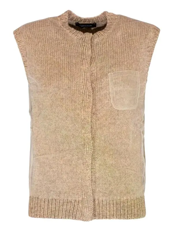 Fabiana Filippi Sleeveless Knitted Vest - Neutrals