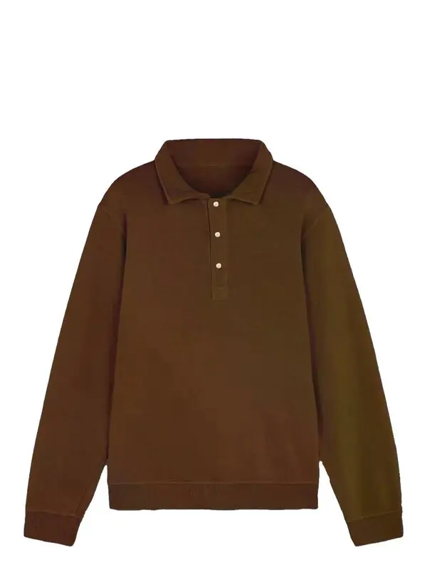 FORTELA Hunting Cotton Polo Shirt - Brown